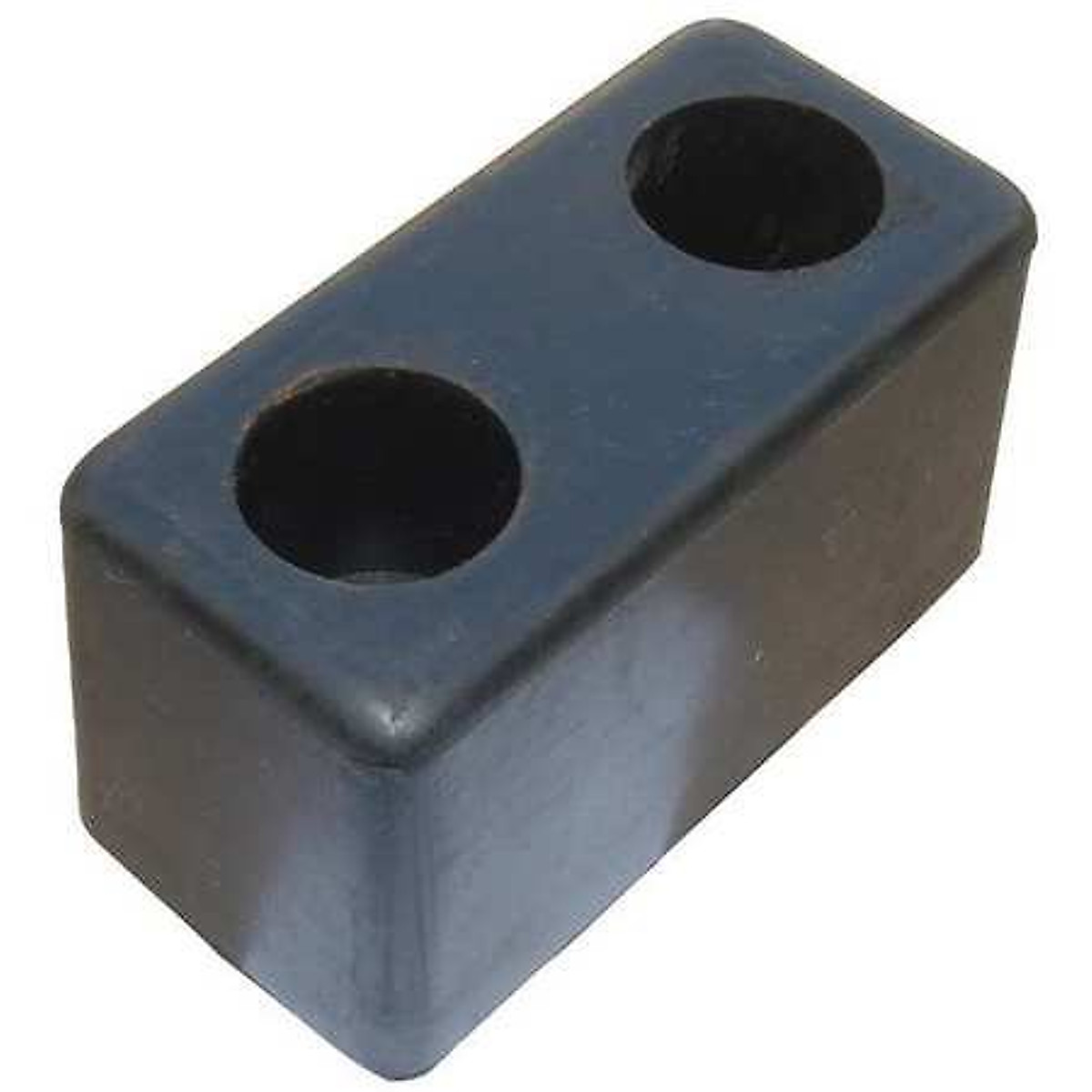 Dock/Body Bumper, 6x3-1/2x3-1/2 in, Rubber