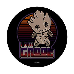 Marvel Guardians I Am Cartoon Groot PopSockets PopGrip: Swappable Grip for Phones & Tablets