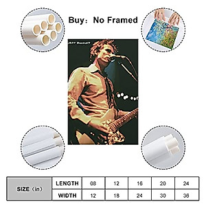 Boyg Jeff Buckley Grace Canvas Poster Bedroom Decor Sports Landscape Office Room Decor Gift Canvas Art Poster And Wall Art Picture Print Modern Family Bedroom Decor Posters 12x18inch(30x45cm)