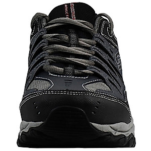 Skechers mens Afterburn Memory Foam Lace-up fashion sneakers, Navy, 9 US