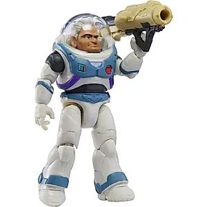 Mattel Disney and Pixar Lightyear Space Ranger Alpha Darby Steel Action Figure, 14 Points of Articulation & Accessories, 5-in Scale