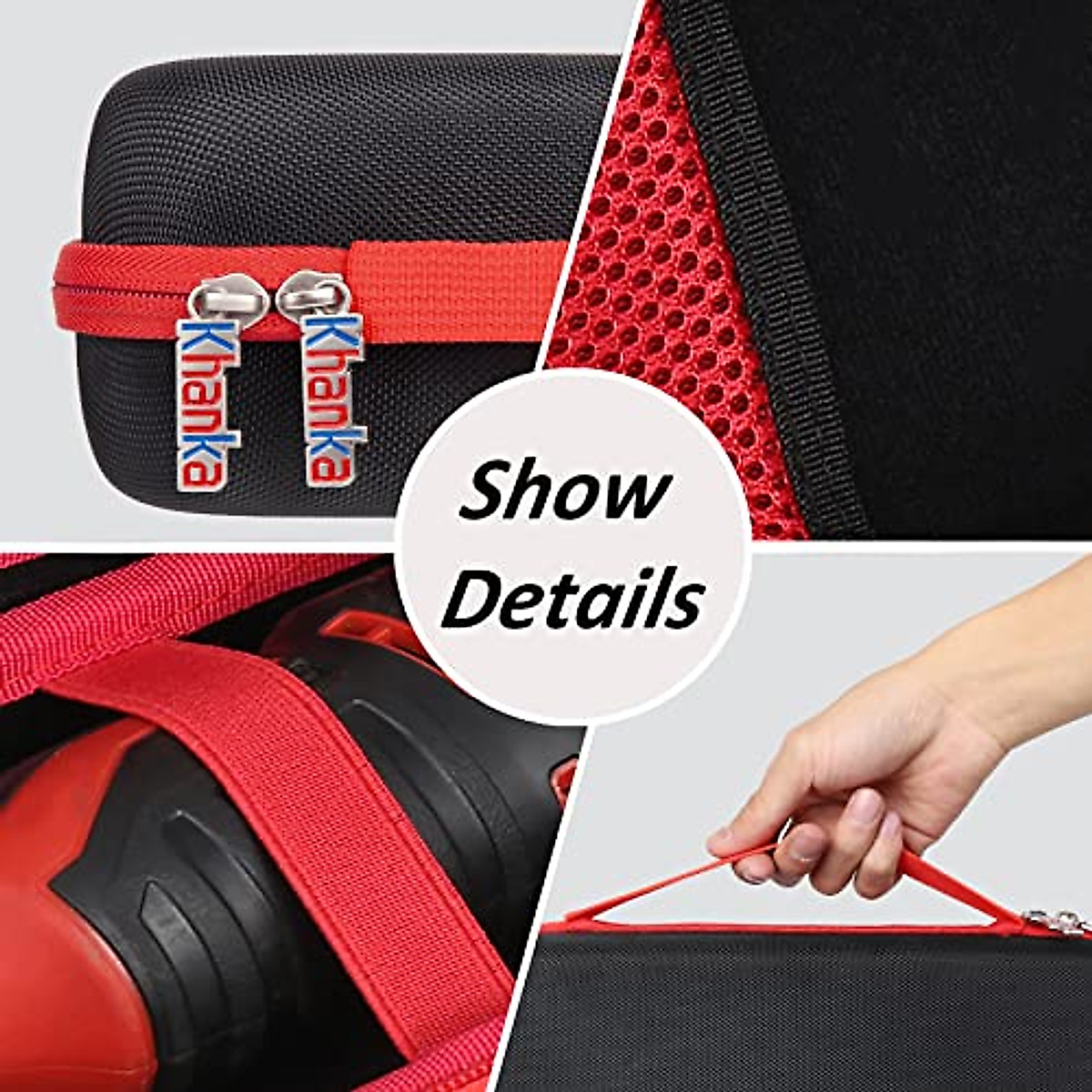 Khanka Hard Storage Case Replacement for Milwaukee 12.0V Cordless Rotary Tool 2460-20, Case Only