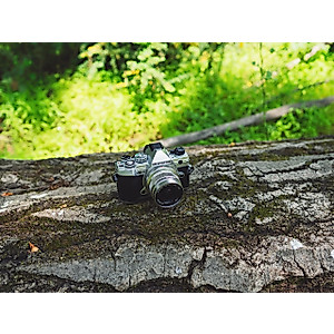 Bundle of OM System OM-5 Silver Outdoor Camera Weather Sealed Design 5-Axis Image Stabilization 50MP Handheld High Res Shot + M.Zuiko Digital ED 12mm F2.0 Silver