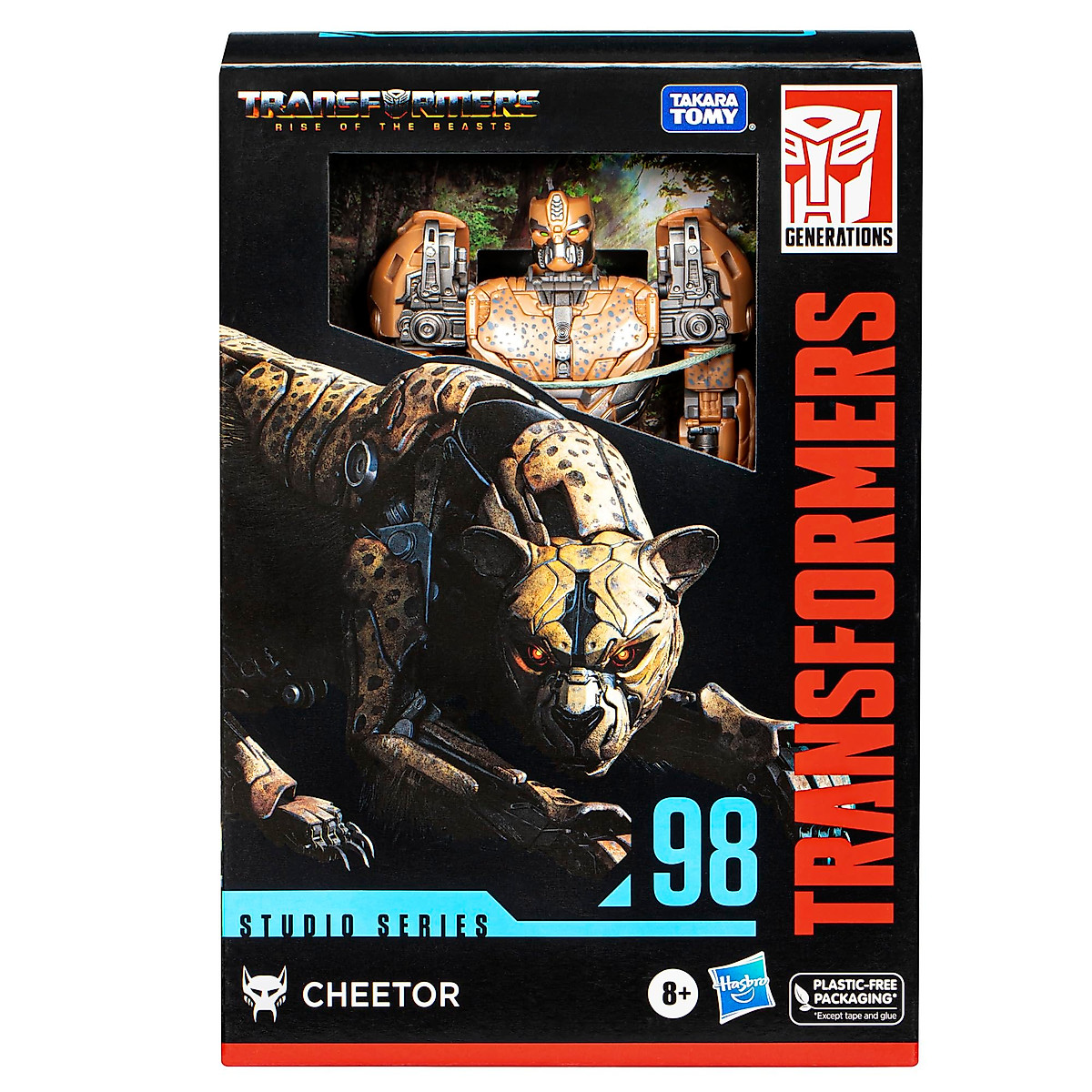 Transformers Studio Series Voyager 98 Rise of The Beasts Cheetor 16.5 cm Action Figure