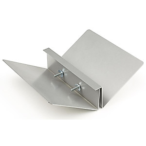 Floor Sign Holder Fits 12" Wide Sign Board, Up To 72" Tall Graphic, Base Only (Silver Steel)