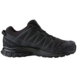 Salomon XA PRO 3D v8 Gore-TEX Trail Running Shoes for Men, Black/Black/Black, 9