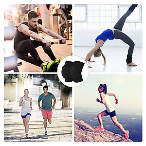 JMOKA Non-Slip Knee Brace Soft Knee Pads Breathable Knee Sleeve Knee Pads Volleyball Knee Pads Dance Knee Pads,Yoga Knee Pads Basketball Knee Pads Knee Guard Sports Knee Pads Knee Support (M)