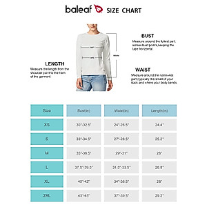 BALEAF Women's UPF 50+ Sun Shirts Long Sleeve UV Protection Rash Guard Lightweight Quick Dry SPF Hiking Tops Outdoor Clothing White Size L