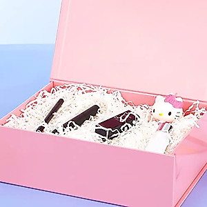 HAPPY POTATO 0.5 LB White Shredded Paper for Gift Baskets, Crinkle Cut Paper Shred Filler, Crinkle Paper for Gift Wrapping