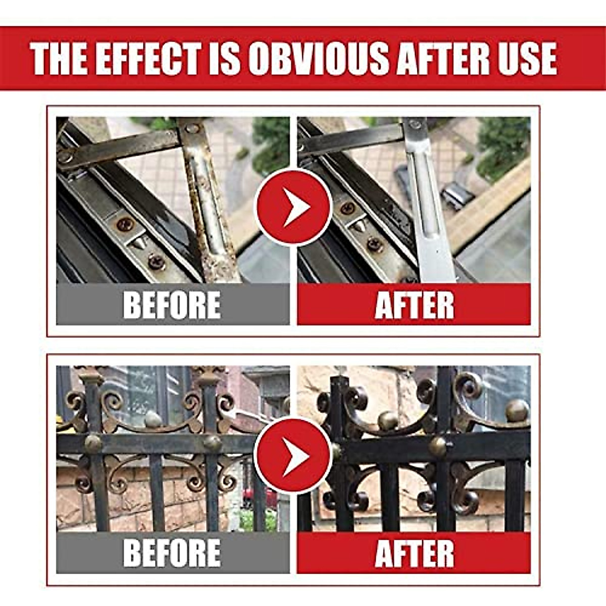 100ml Rust Converter Ultra, Car Chassis Rust Converter, Anti-rust Rust Remover Repair Protect, Multi-Functional Car Metallic Paint Anti-Rust Chassis Universal Rust Converter Gel with Brush (1pcs)