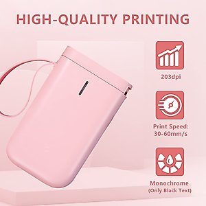 NIIMBOT Label Maker Machine with Tape, D11 Wireless Bluetooth Connection Portable Printer Mini Label Makers with Multiple Templates Easy to Use Office Home Organization USB Rechargeable