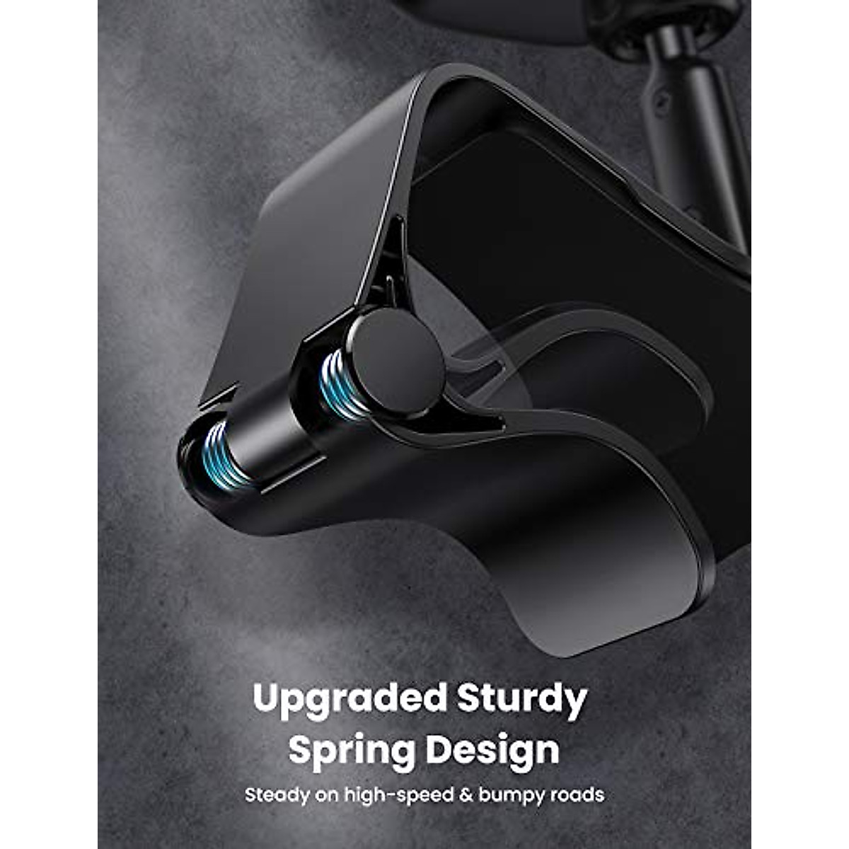 UGREEN Car Phone Holder Dashboard Cell Phone Clip Holder Dash Mount Compatible with iPhone 14 13 12 Pro Max Mini Plus, iPhone 11 SE XS XR 8 7 6 6S Mobile Phone, Black