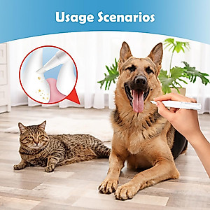 Dawmud Pet Toothbrush Pen, 2024 New Upgraded Toothbrush Pen Oral Repair Gel Strips for Teeth Whitening, Premium Dog Toothbrush Kit Dog Tartar Remover for Teeth (1Pcs)