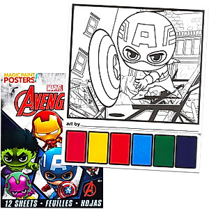 Classic Disney Lion King Arts and Crafts Paint Set for Kids -- Activity Bundle with Coloring Kit, Paw Patrol Avengers Posters | Party Favors Supplies, Lion King art activities