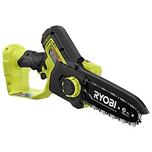 Ryobi ONE+ HP 18V Brushless 6 in. Battery Compact Pruning Mini Chainsaw (TOOL ONLY- battery and charger NOT INCLUDED)