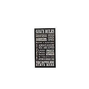 My Word! Gigi's Rules Decorative Sign