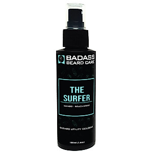 Badass Beard Care Beard Utility Cologne - Surfer Scent, 3.4 oz