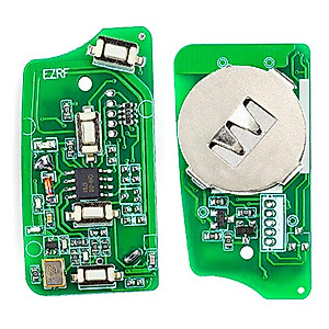 Keyecu EWS Modified Flip Remote Key 315MHZ ID44 1998-2005 for BMW 3 5 + 7 Series HU58