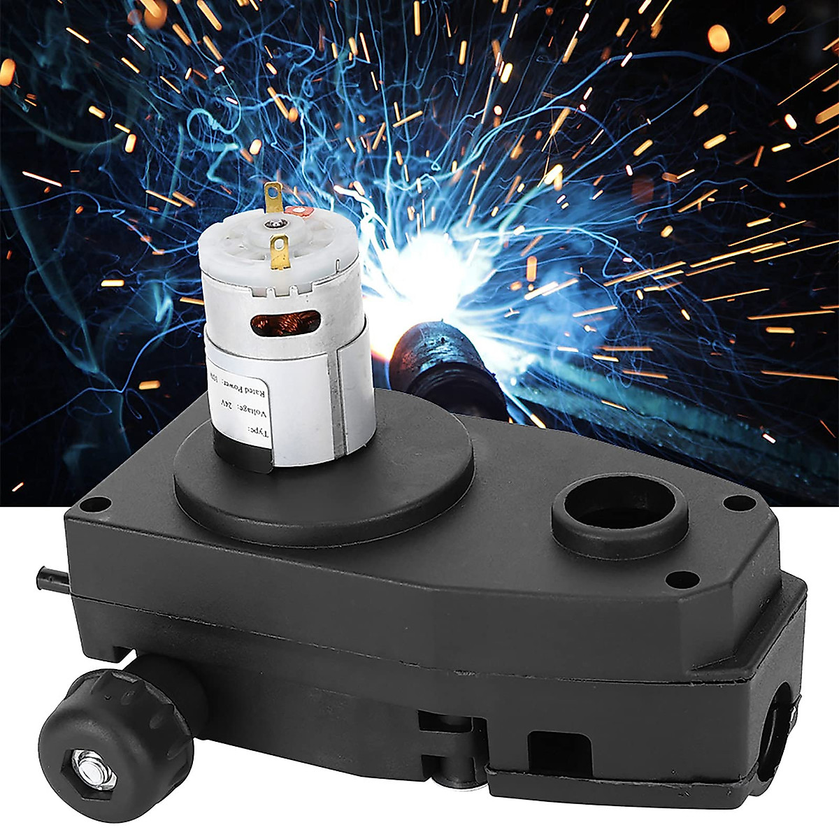 DC 24V 10W Mig Welder Roll Wire Feeder Motor Solder Wire Feeder Machine Welder Flux Core Wire Automatic Feed 0.6-1.0mm