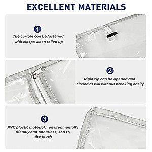 LOSCHEN] Wagon Rain Wind Cover for Outdoor Garden Camping Picnic Wagon Stroller Waterproof,Folding Trolley Cart Accessories((Cart Not Included))