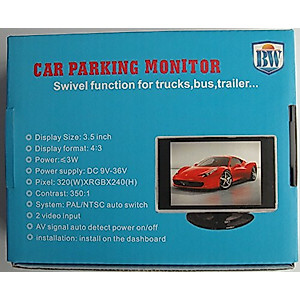 BW 3.5 Inch TFT LCD Monitor for Car / Automobile