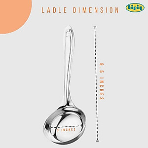 Kipiq - Stainless Steel Idli Dosa Batter Container with dosa ladle/Fridge Storage Container/Mavu Dabba (Capacity 4.5 litres)