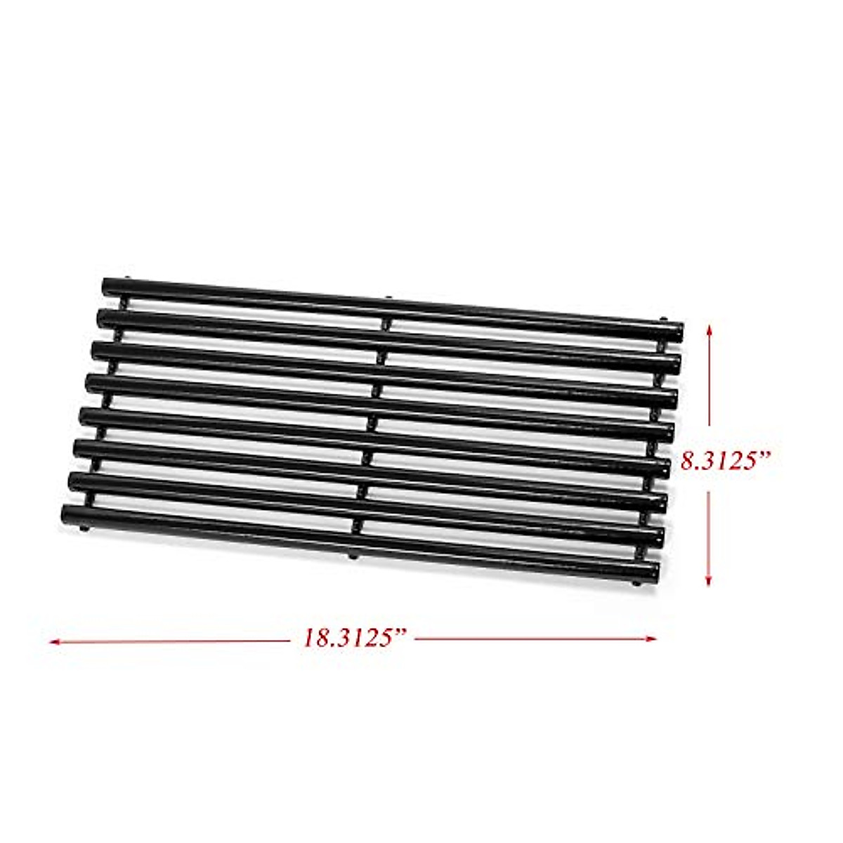 Replace parts 2 Pack Stainless Steel and Porcelain Steel Cooking Grid Replacement for Charbroil 463273614, 466241013,466246910, 466247110 Gas Grill Models