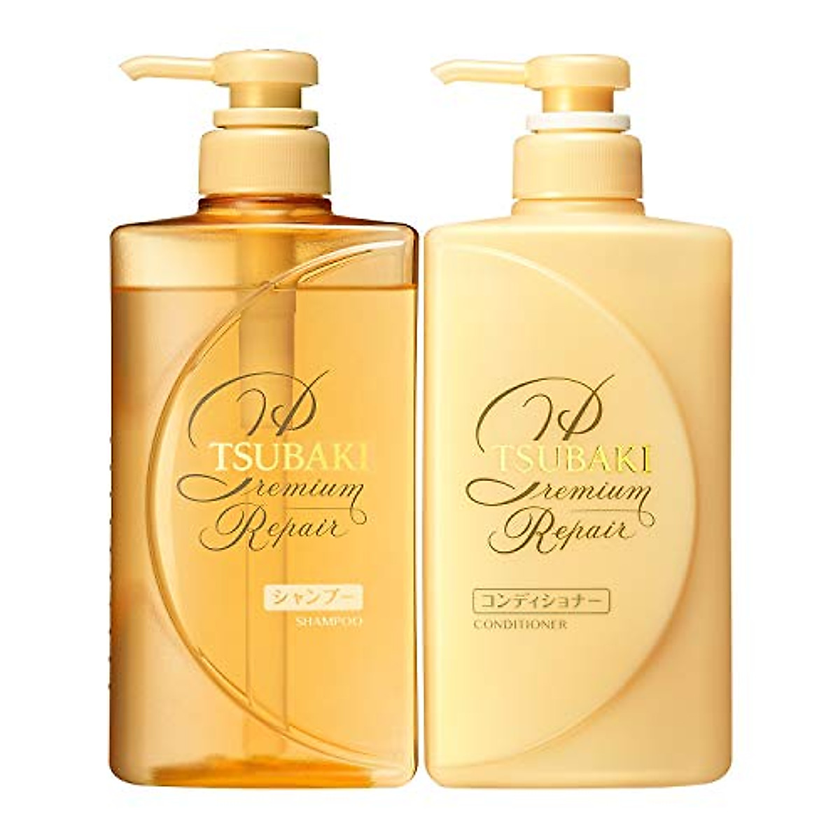 Shiseido Tsubaki Premium Repair Floral Fruity Shampoo and Conditioner Set (490ml/16.56oz) each