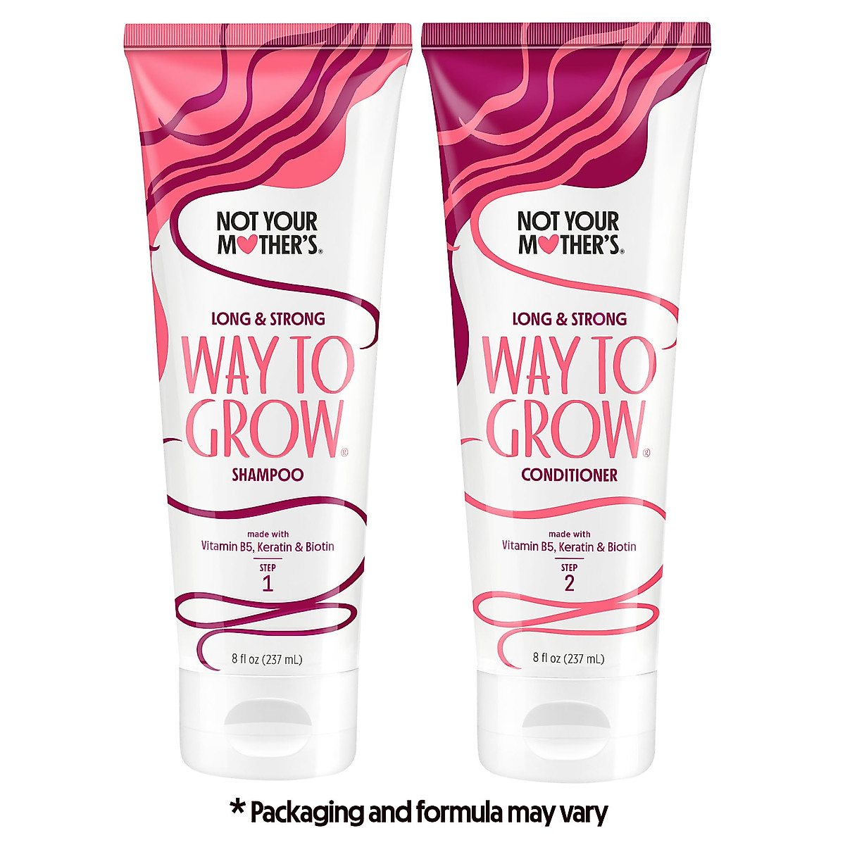 Not Your Mother's Way to Grow Shampoo and Conditioner (2-Pack) - 8 fl oz - Ideal for All Hair Types - Helps Cleanse, Moisturize, and Hydrate Dry Hair and Damaged Hair