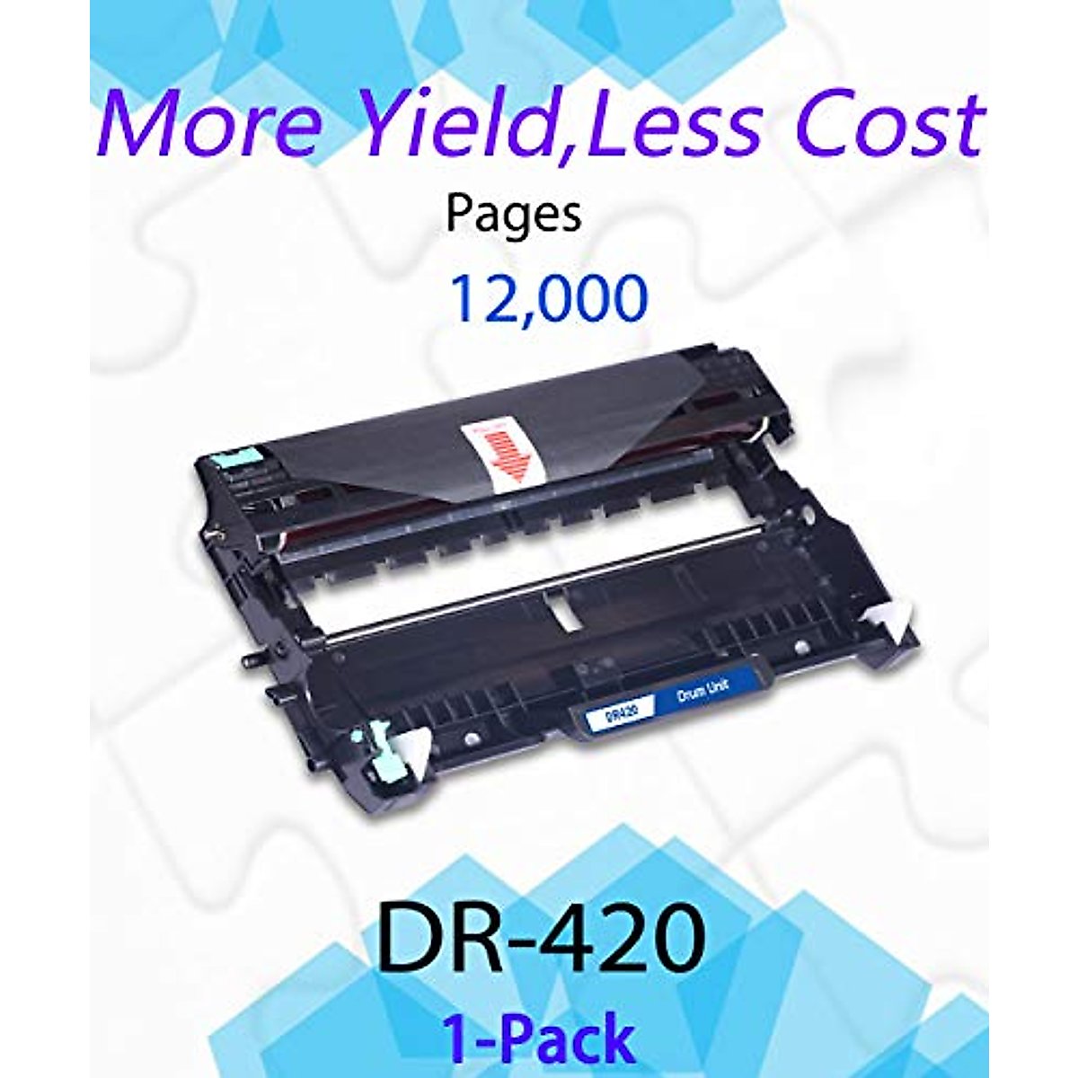 Compatible DR-420 DR420 Drum Unit TN450 TN420 Used for Brother HL-2130 HL-2240D HL-2270DW MFC-7360N MFC-7460DN MFC-7860DW DCP-7055 DCP-7065DN Printer, by EasyPrint