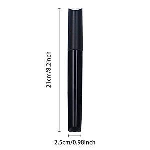 2 Pack Travel Toothbrush Case, Lightweight Portable Breathable Plastic Brushes Storage Container Toothbrush Holder for Travel Camping Business Gym Home Hotel Use, Not Including Toothbrush (Black)