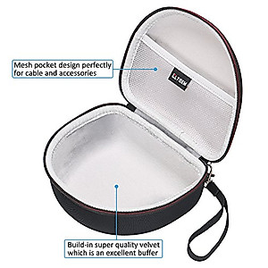 LTGEM Hard Headphones Case for Sony MDR7506 Professional Large Diaphragm Headphone - Travel Carrying Storage Bag
