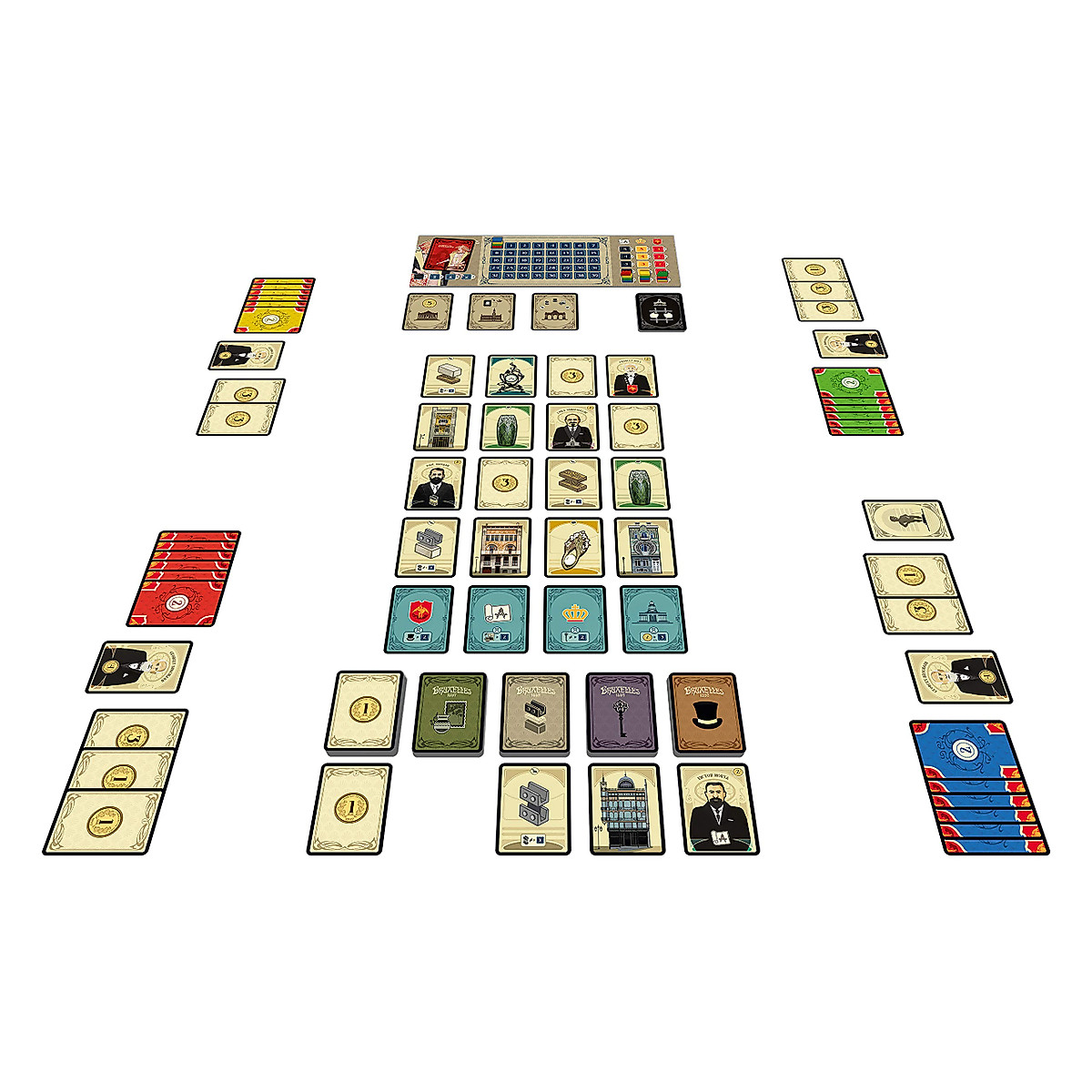 Geek Attitude: Burxelles 1897, Board Game, Sequel to Bruxelles 1893, 2 to 4 Players, 45-60 Minute Play Time, For Ages 10 and up