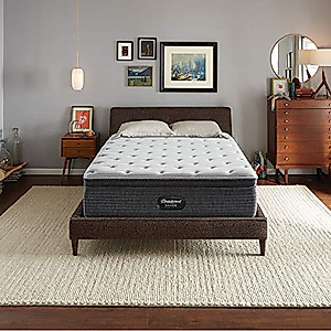 Beautyrest Silver BRS900 15 inch Medium Pillow Top Mattress, Cal King, Mattress Only