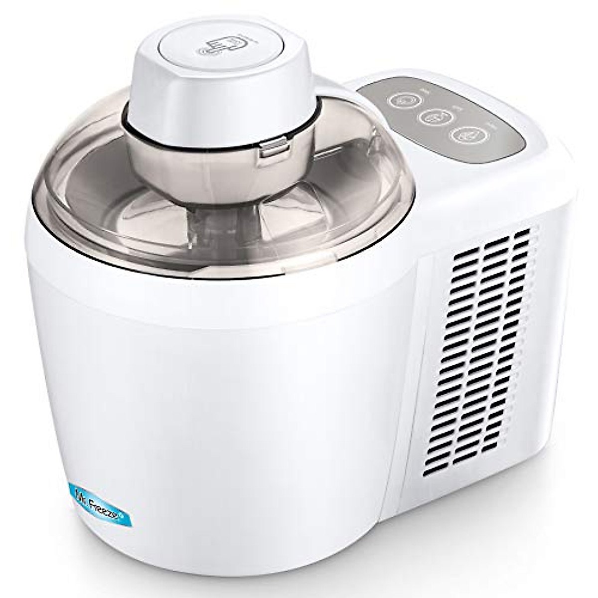 Mr. Freeze EIM-700 Self-Freezing Self-Refrigerating Ice Cream Maker, Frozen Yogurt, Sorbet, Gelato Treat, 1.5 Pint, White