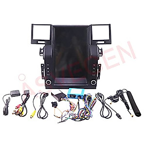 ASVEGEN 12.1 Inch Touch Vertical Screen Android 10.0 Car Stereo GPS Navigation for Land Rover Range Rover Sport 2005-2009, 4+64G