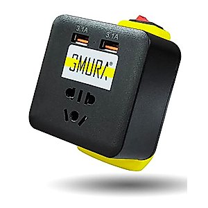 150W Portable Power Supply Inverter Fit for Dewalt Battery, DC 18-20v to AC 110-120v for Road Trip Home Emergency Laptops and Other Small Devices Tool, with Dual USB 5V 3.1A and 1 AC Socket