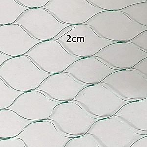 33 Ft x 6.5 Ft Green Anti Bird Netting Garden Protection Mesh Net Reusable Protective Garden Netting for Plants Fruit Trees Against Birds,Deer and Other Animals,Netting Fence (33 x 6.5 ft)