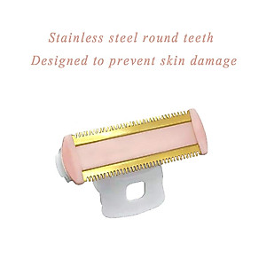 6PCS Women Shaver Replacement Heads for Finishing Touch Flawless Body Rechargeable Ladies Shaver Hair Remover Heads (Pack of 6)