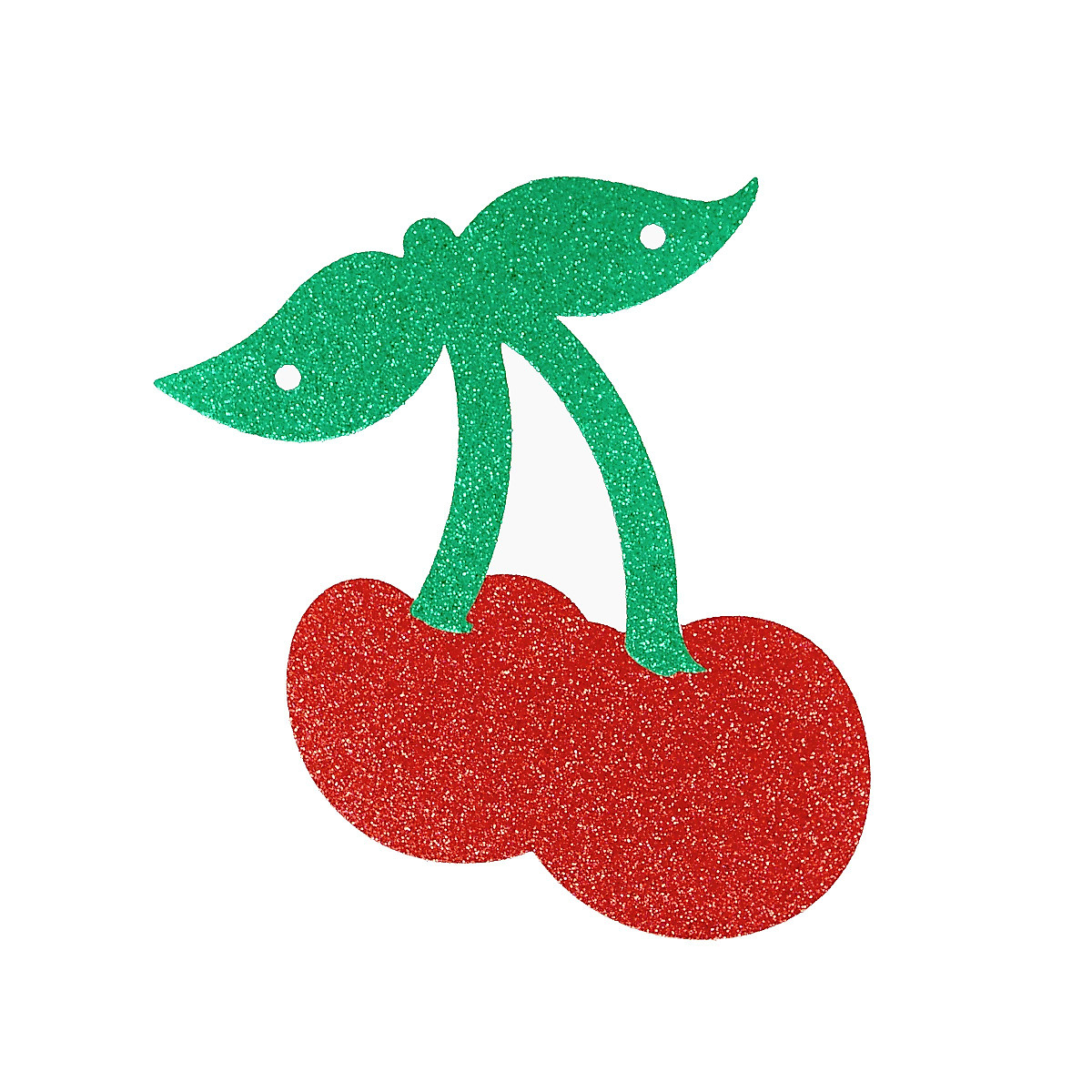 Glitter Cherry Happy Birthday Banner 1950's Party Decoration Pre-Strung 1st Birthday Party Decoration Rockabilly Themed Birthday Party Banner