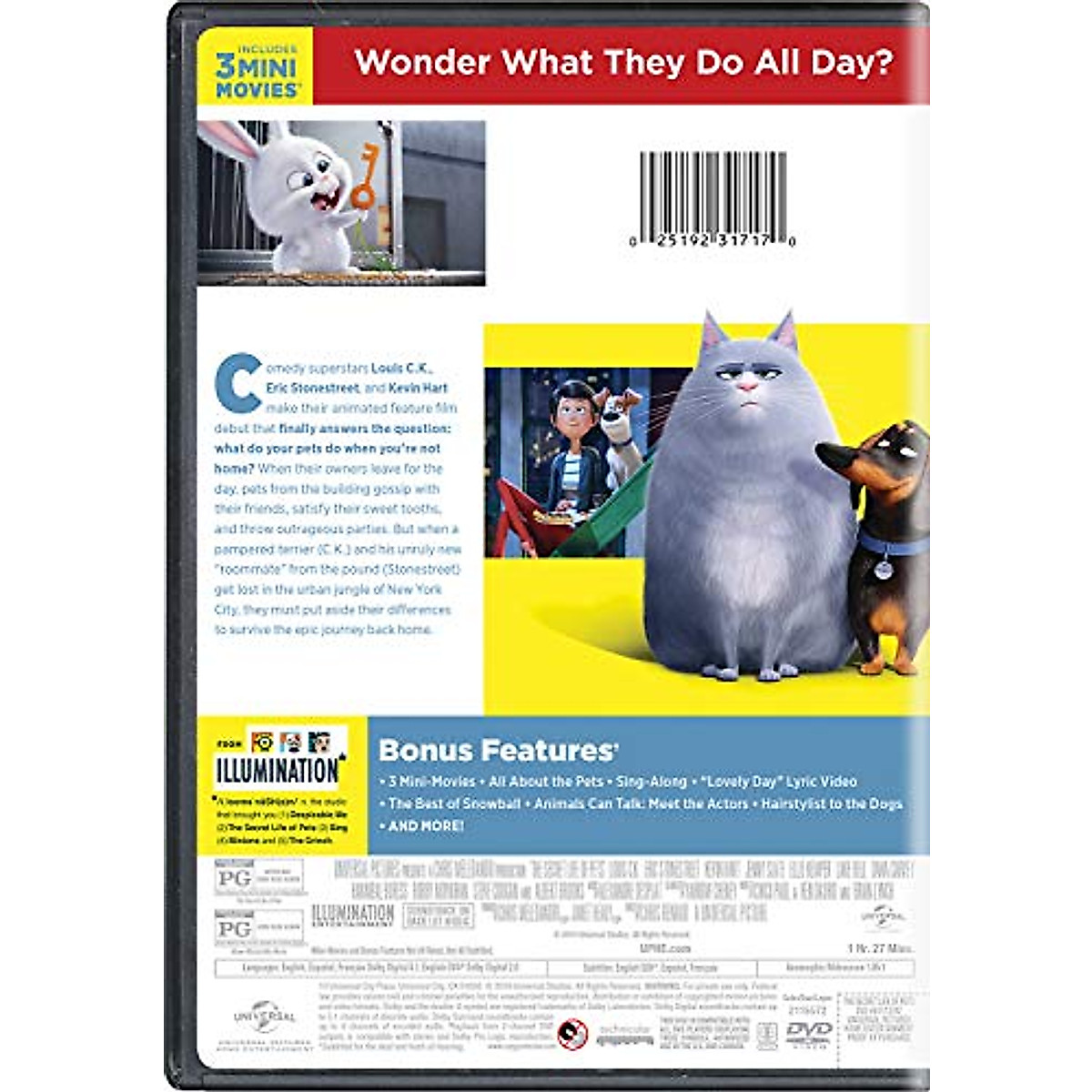 The Secret Life of Pets [DVD]