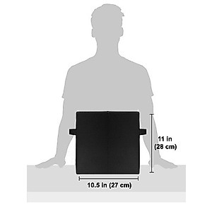 Prorighty [10-Pack, Black] Storage Cubes with Two Handles, Ideal for Shelves Baskets Bins Containers Home Decorative Closet Organizer Household Fabric Cloth Collapsible Box Toys Storages Drawer