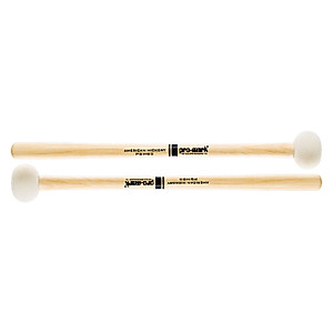 ProMark Bass Drum Mallets - PSMB3 Performer Series Special Extra Dense Felt Head - Ideal for 24-26 inch Bass Drums - American Hickory Handles with Comfort Flare Grip - 1 Pair