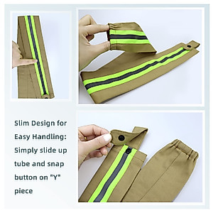 2 Pack Stethoscope Cover Protect Bare Neck & Tubing for Firefighter First Responders Nurse Doctor