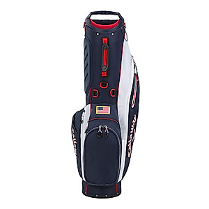 Callaway Golf Fairway C Stand Bag Navy White Flag , Navy/White/USA Flag