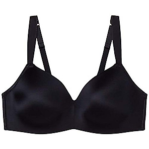 Savage X Fenty, Women's, Curvy Wireless Bra, Black Caviar, 42D