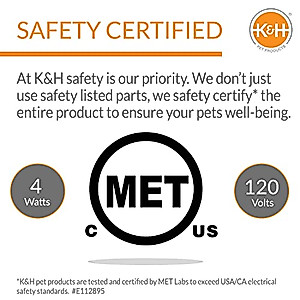 K&H PET PRODUCTS Thermo-Pet Nest Heated Cat Bed for Indoor Cats & Kittens, 2-in-1 Heated Cat Cave & Cuddler, Gray, Small 18 X 15 Inches