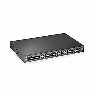 Zyxel 48 port Gigabit Layer 2 managed switch, 4x 10G [XGS2210-52]