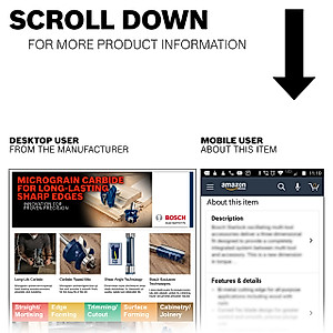 BOSCH 85712M 1-3/16 In. x 1-5/8 In. Carbide Tipped Ogee Vertical Raised Panel Bit