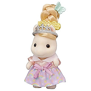 Calico Critters Pony's Stylish Hair Salon - 2-Story Salon Playset w/ Poseable Figure & 40+ Hair Styling Accessories for Ages 3+